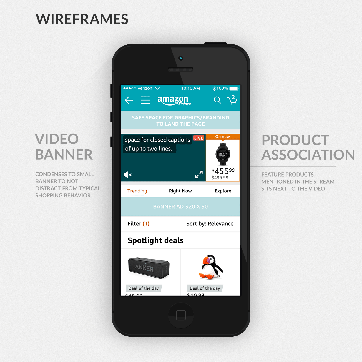 Amazon Livestream Shopping – The work of Corey Lucius